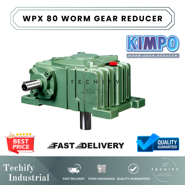 KIMPO Worm Gear Reducer WPX 80 1:10 1:20 1:30 1:40 1:50 1:60 Worm Gear Speed Reducer Gear Box ...
