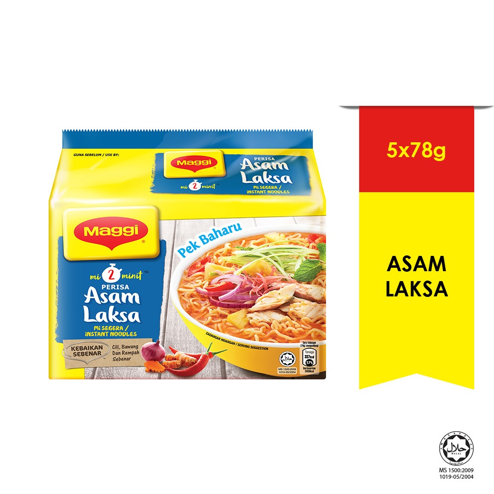 MAGGI® 2-Minit Asam Laksa Bundle of 3/12 | Shopee Malaysia
