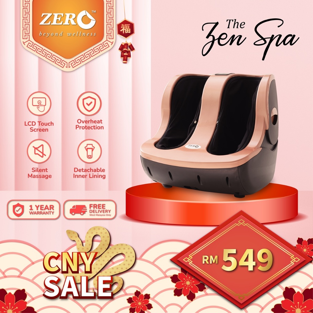 Zero Healthcare The Zen Spa Foot Massager for Blood Circulation 3D ...