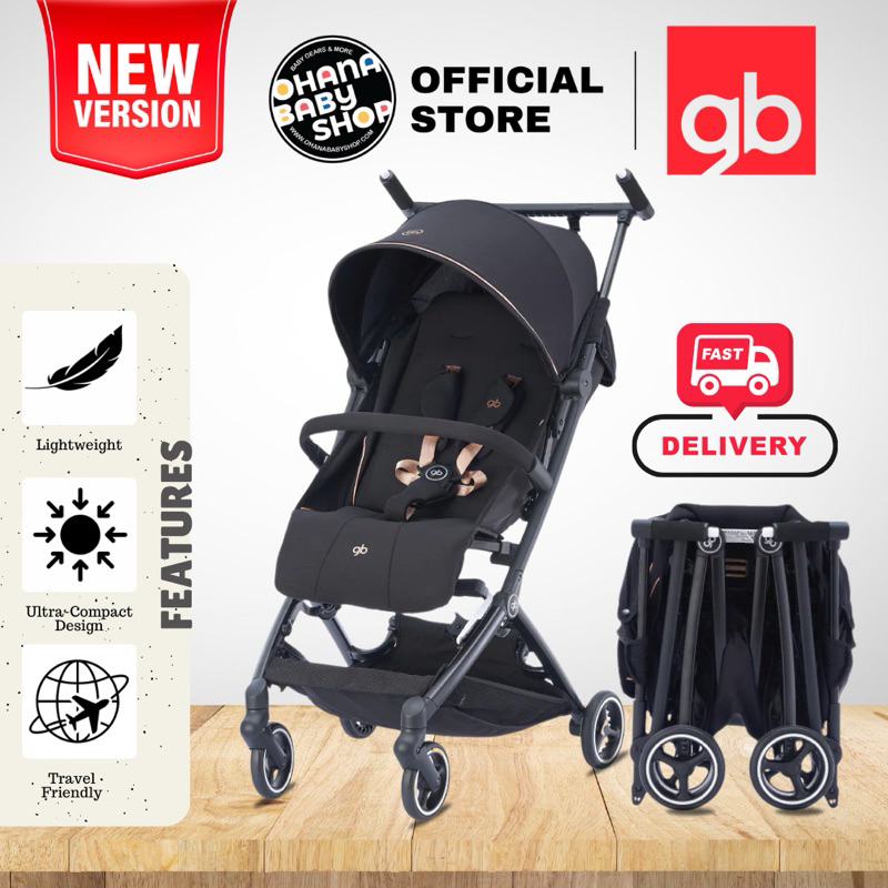 GB Pockit Plus All City Cabin Size Lightweight Compact Stroller Baby ...