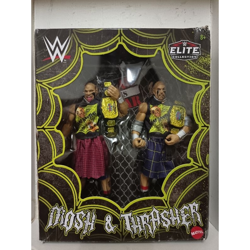 (Box Damage) Mattel WWE Elite Headbangers Mosh & Thrasher 2-Pack ...