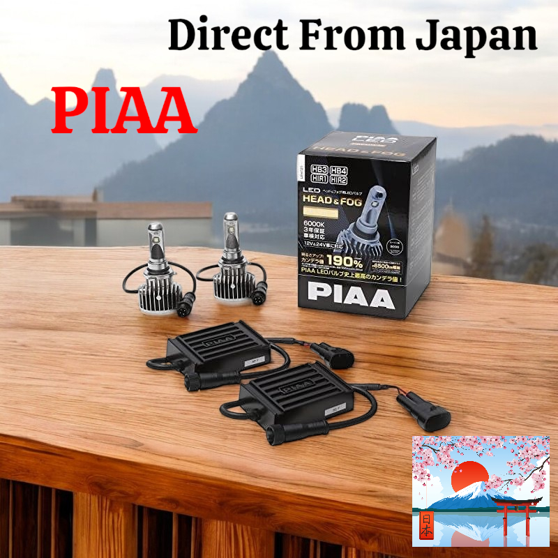 PIAA LED bulb for headlights/fog lights HB3 / HB4 / HIR1 / HIR2 6000K ...