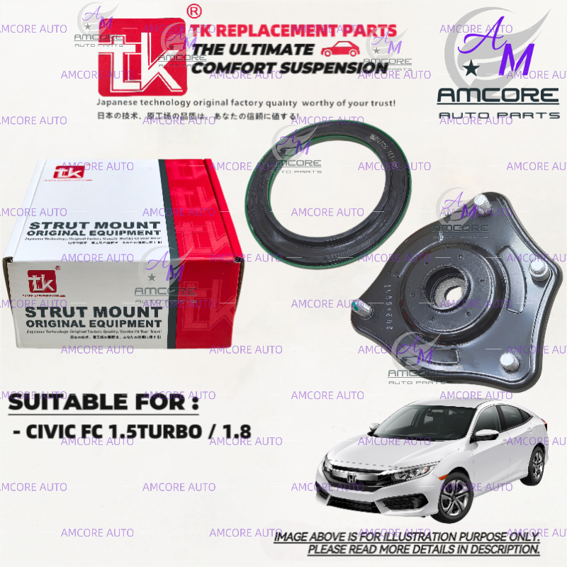 TK ABSORBER MOUNTING (FRONT & REAR) HONDA CIVIC FC 1.5T / 1.8 CIVIC TEA - STRUT MOUNT (51920-SNA ...