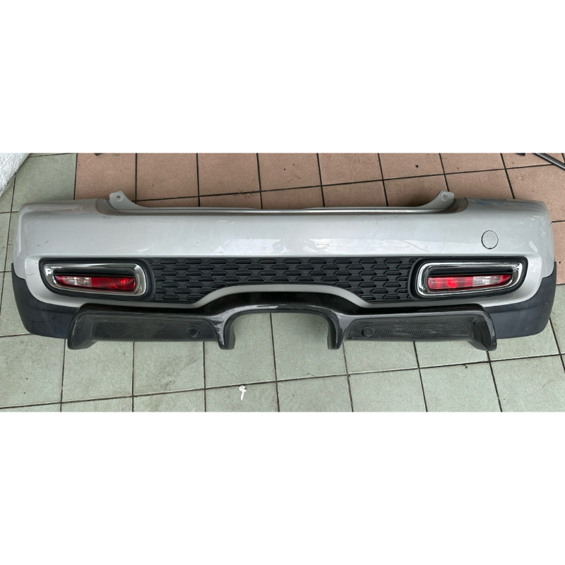 mini cooper s r56 n18 lci rear bumper with carbon diffuser | Shopee ...