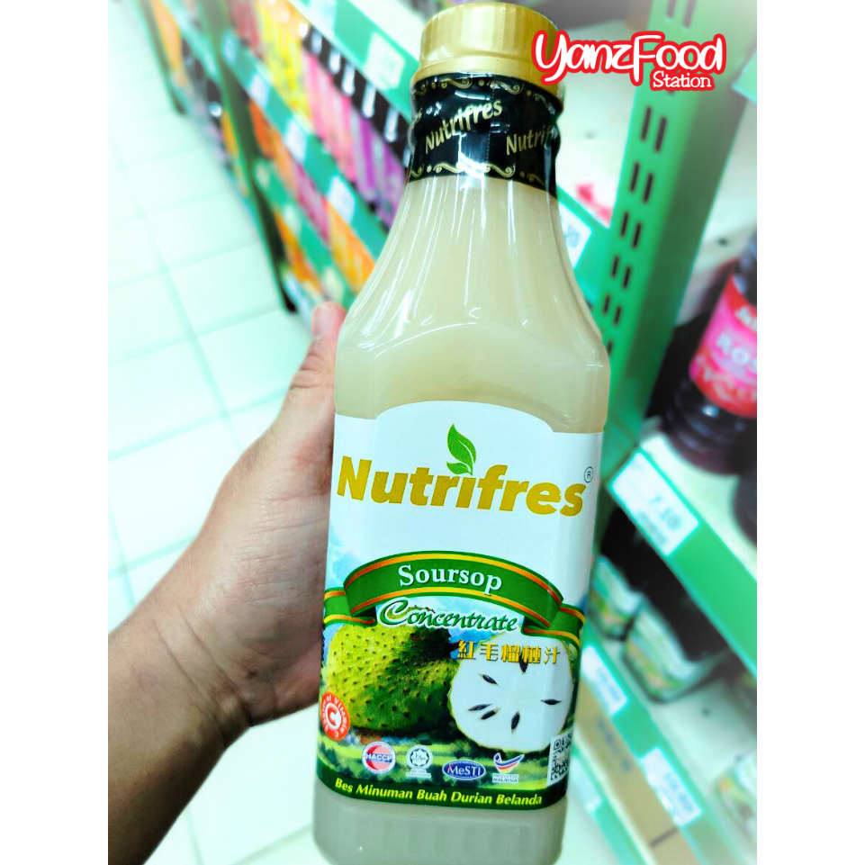 NUTRIFRES Soursop Concentrate Bes Minuman Buah Durian Belanda 1000g ...