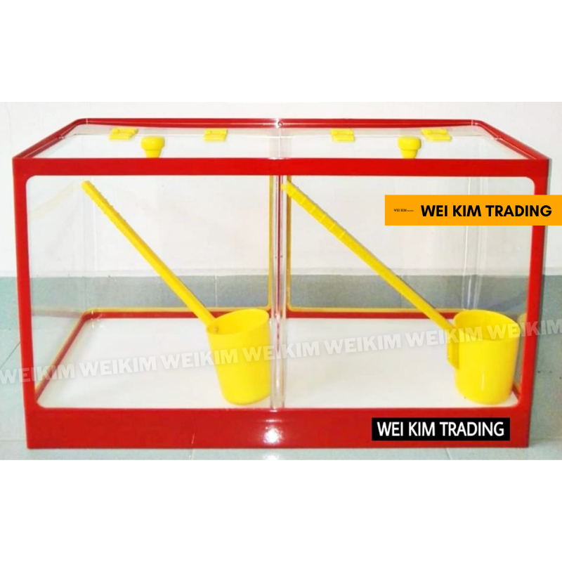 (Sebiji) WeiKim Balang Air Dua Besar Petak Acrylic Jernih Berkualiti ...