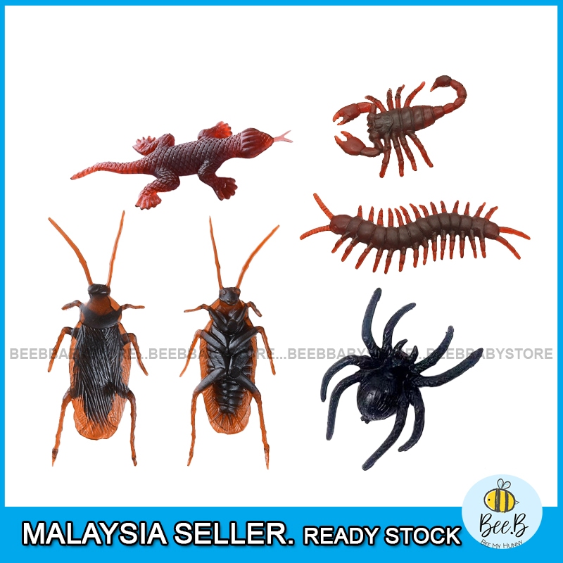 Mainan April Fool Prank Lucu Toy Rubber Fake Cockroach Toy Simulation ...