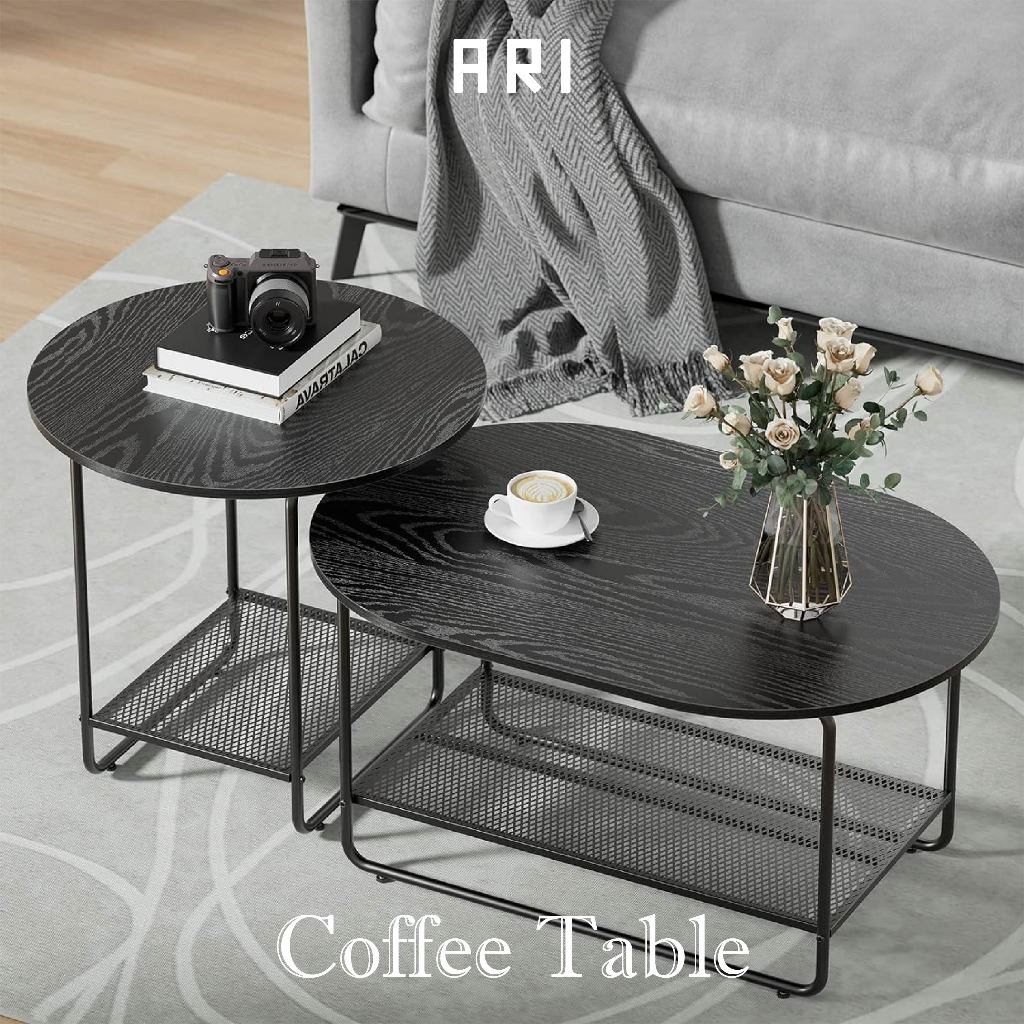 Coffee Table Wood Living Room Sofa Side Table Bedside table Simple Meja ...