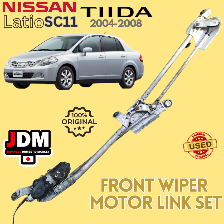 Front Wiper Motor Link Set Original Used For NISSAN Latio Tiida SC11 ...