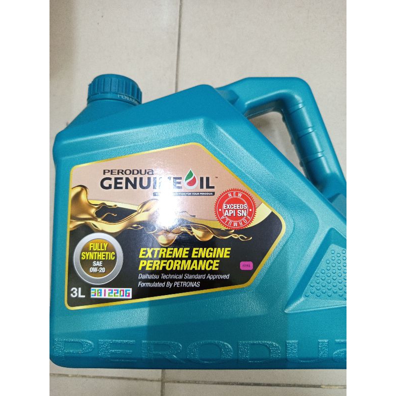 Original Perodua Genuine Oil Fully Synthetic Engine | Shopee Malaysia