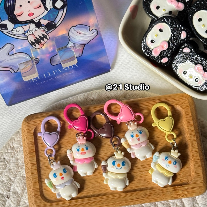 Mixue Ice Cream🍦 Keychain School Bag Decoration || Rantai Kunci Mixue ...