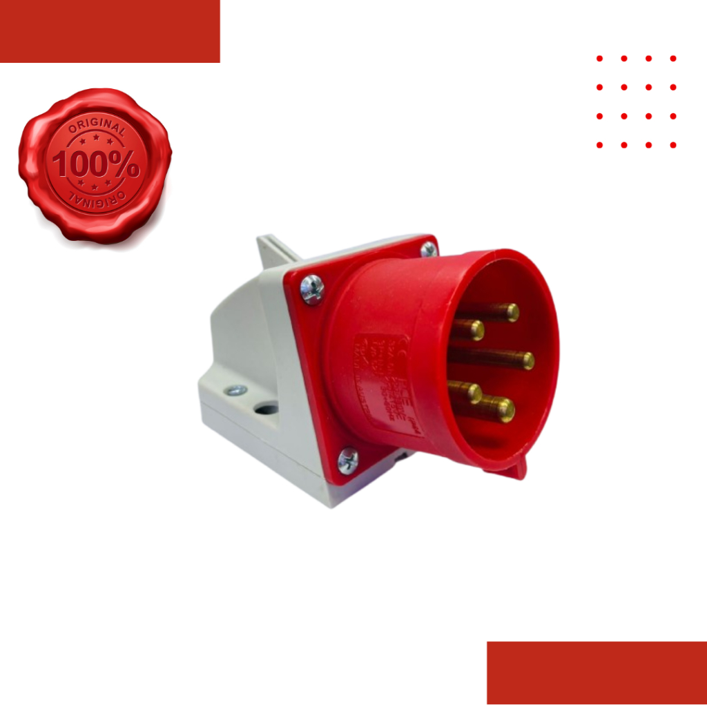PCE 32A 5pin plug wall mount | Shopee Malaysia