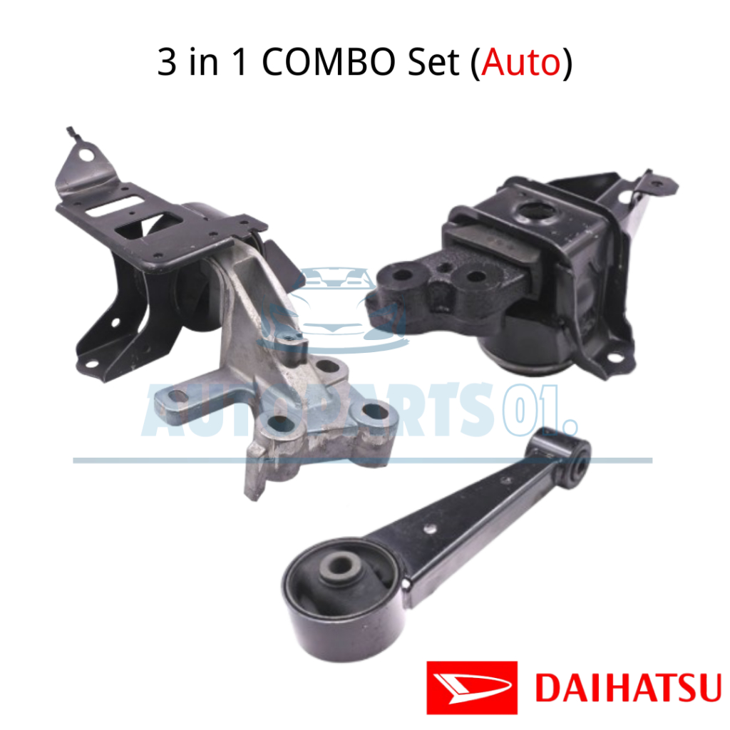 [3 IN 1 SET] Engine Mounting (Auto / Manual) - Perodua Bezza / Axia 1.0 ...