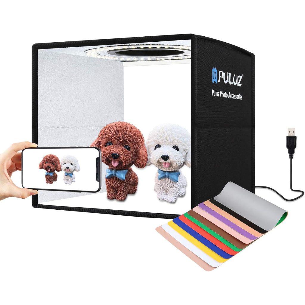 PULUZ 25cm Folding Portable Photo Lighting Studio Shooting Photography ...