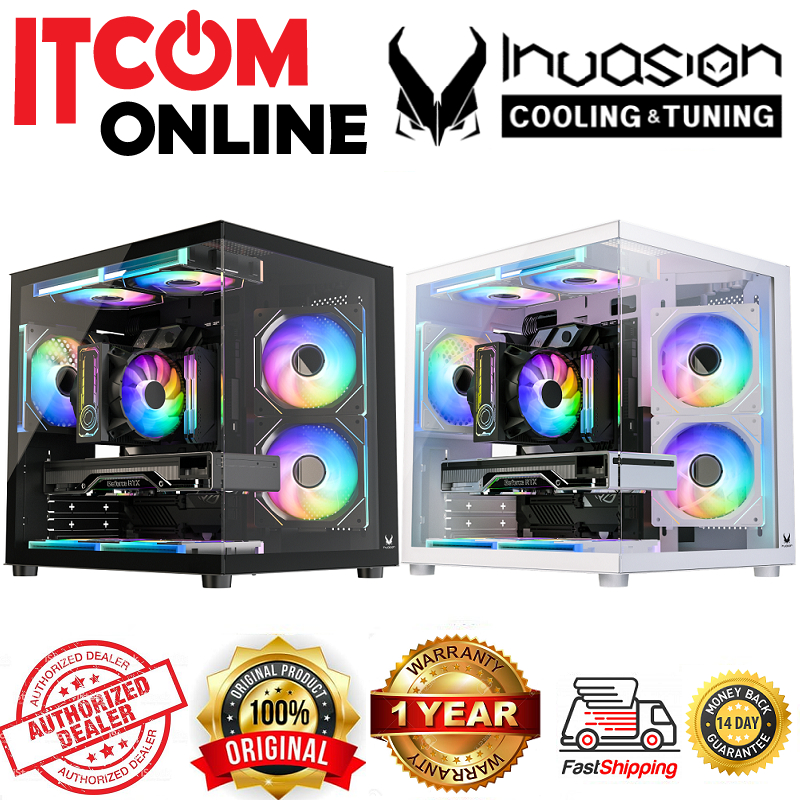 INVASION C-8000 TG MATX CASING (CS-INV-C8000-BK/CS-INV-C8000-WH) BLK ...