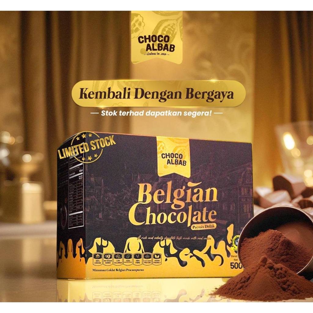 Belgian Chocolate Drink CHOCO ALBAB | Shopee Malaysia