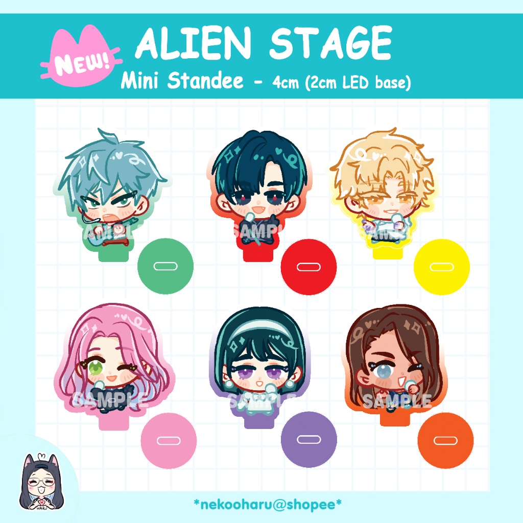 [Ready Stock] Alien Stage _ ALNST _ Standee LED _ Ivan _ Till _ Mizi ...
