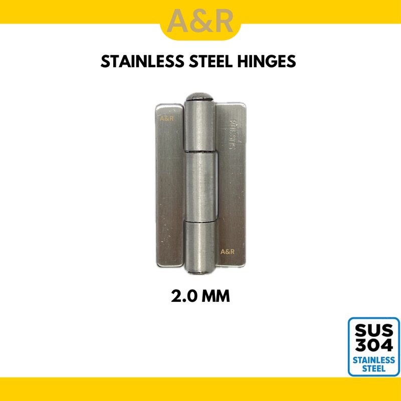Stainless Steel 304 Hinges / 2.0 Welding Hinges / Engsel Grill / Grill ...