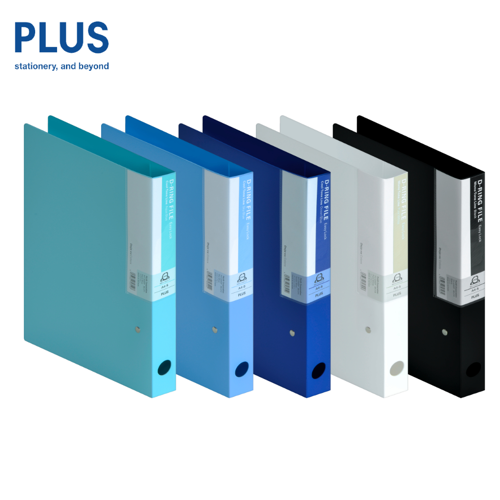 PLUS D-Ring File Dejavu Colour A4 size FL-120PP | Shopee Malaysia