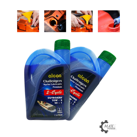 Alcon Oil Outboard Marine Lubricants 2-Stroke TCW-3 Engine Oil 500ml ...