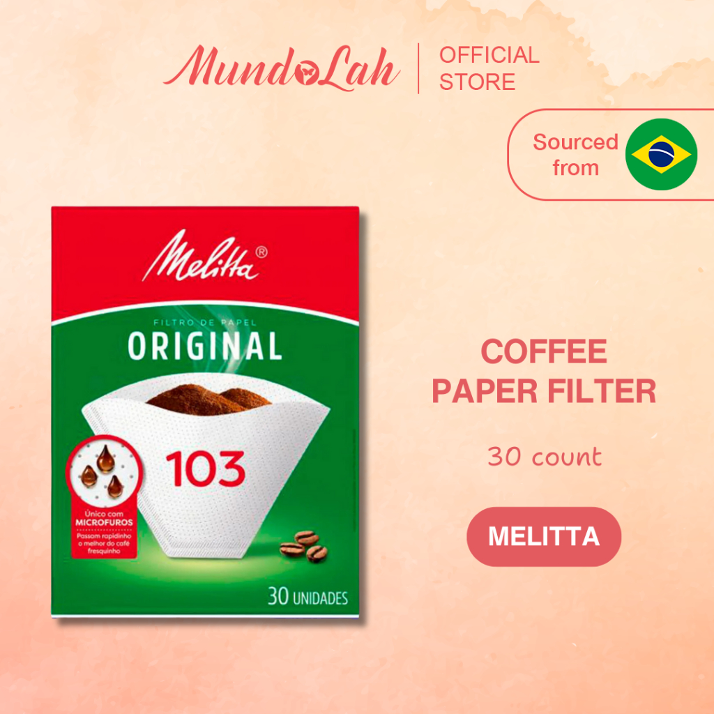 Melitta Coffee Paper Filter 103 (30 count) | Shopee Malaysia