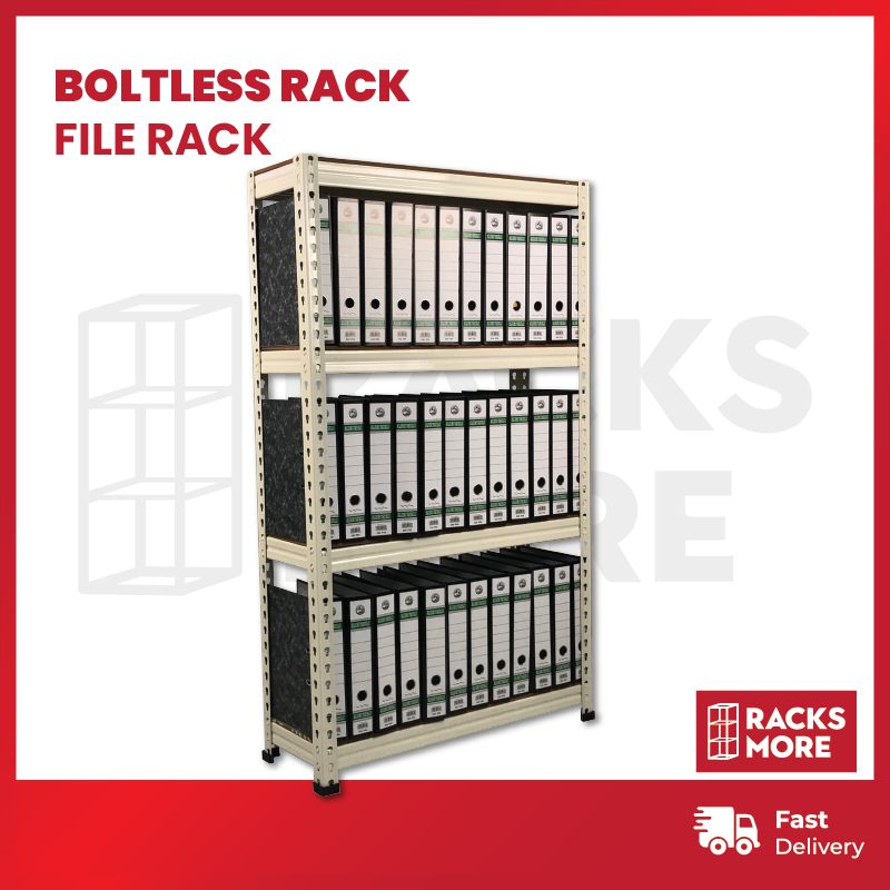 RACKSMORE [High Quality] Boltless Rack File Rack Office Storage Store ...