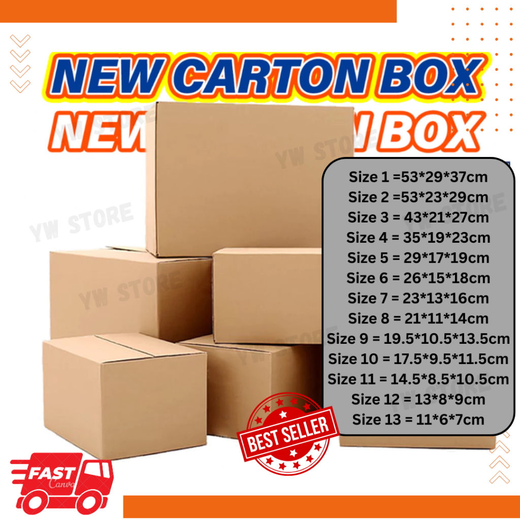 Kotak Carton Box Packaging Box Paper Box Small Box Packing Box Parcel ...
