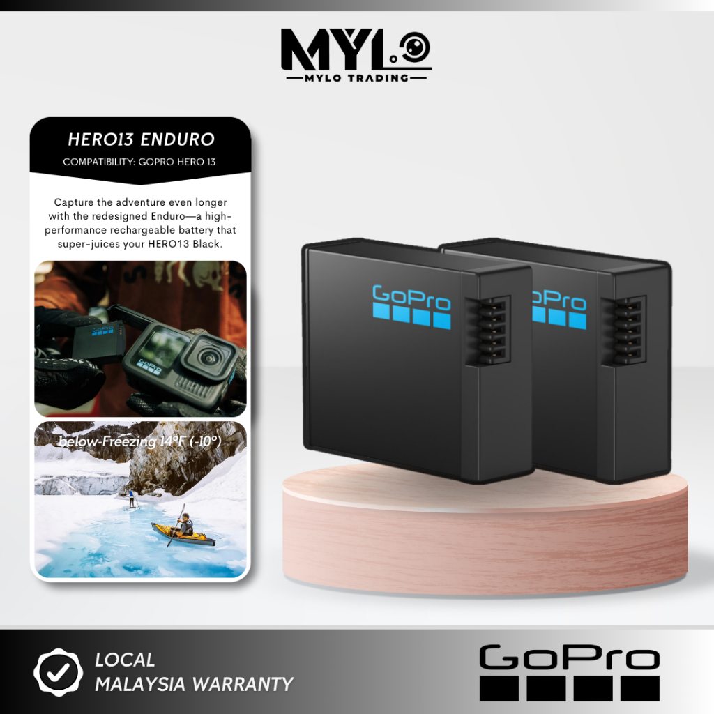 (READY STOCK) - GoPro Enduro Rechargeable Battery - Extended Cold ...