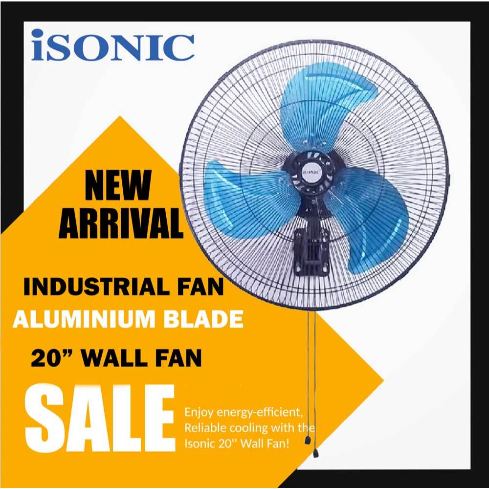 Isonic 20'' Industrial Wall Fan CTF-IWF20 - 72 Hours Non-Stop ...