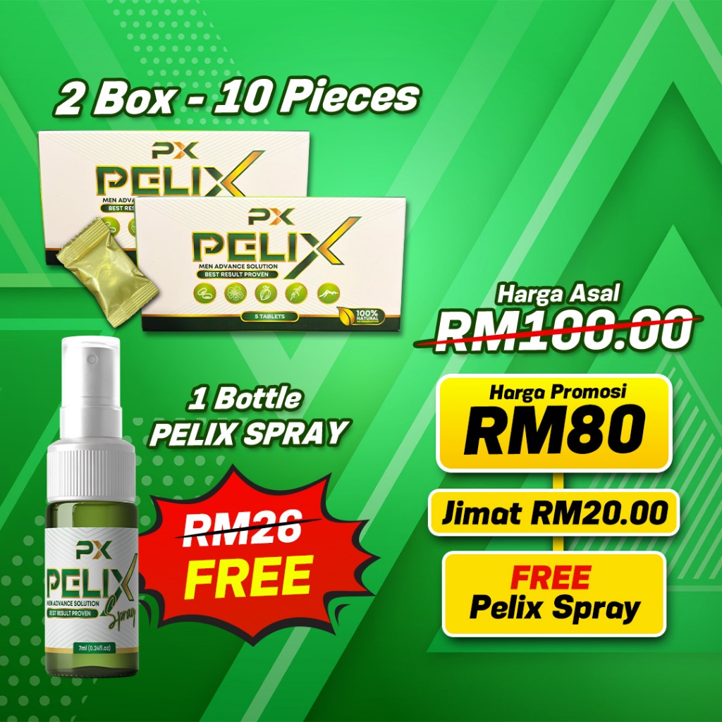 BEST SELLING PELIX ORIGINAL HQ / BUY 2 BOX FREE 1 SPRAY / 10 SACHET ...