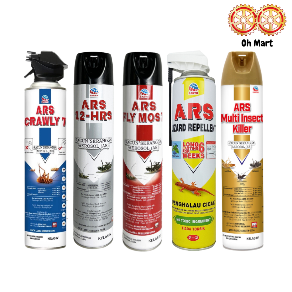 ARS Spray Racun Serangga Aerosol (AE) | Shopee Malaysia