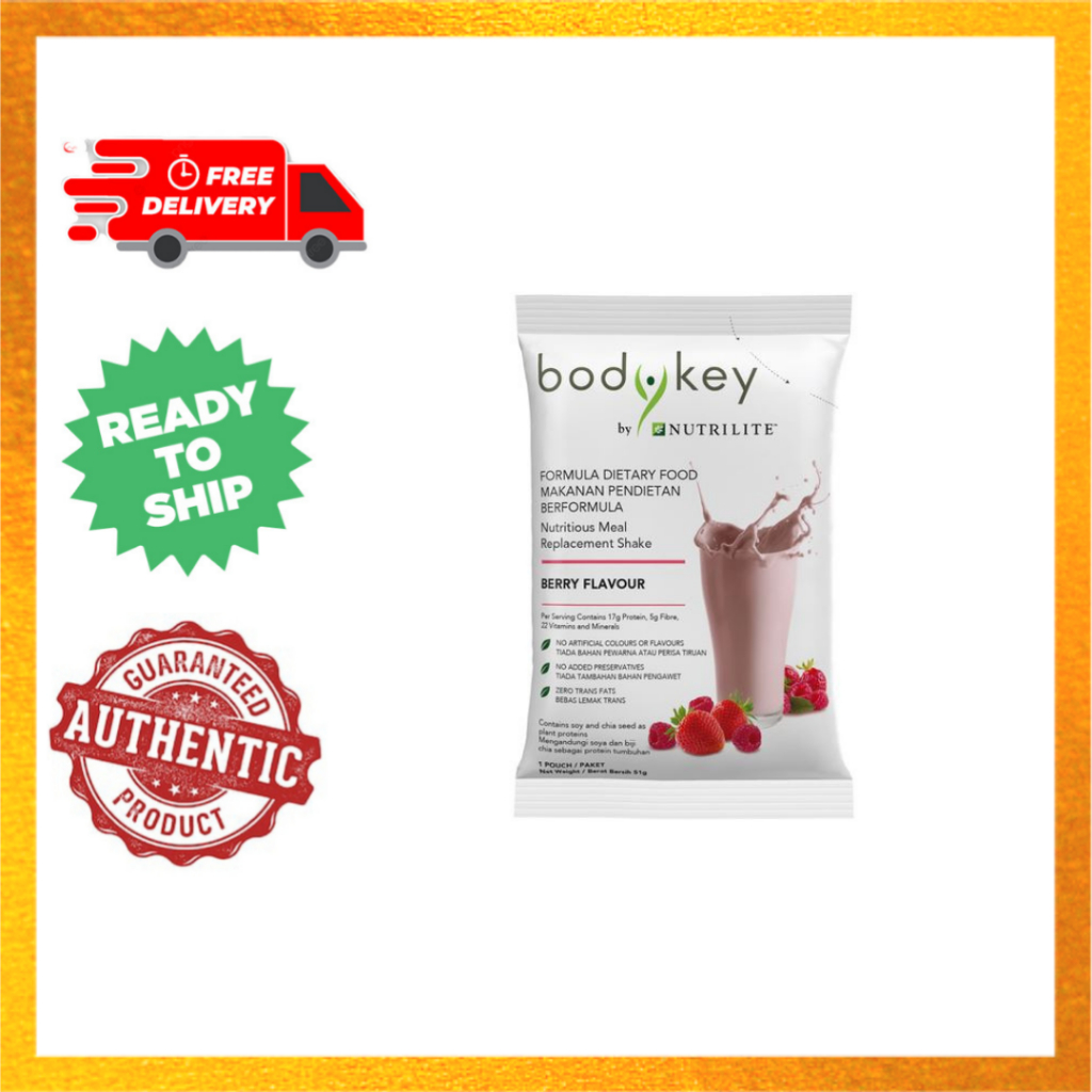 BodyKey by Nutrilite Meal Replacement Shake - loose 1 pouch (Chocolate ...