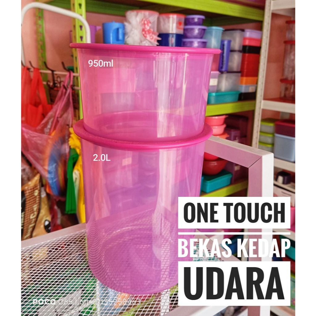 Tupperware One Touch OT AirTight Food Canister Bekas Susu Kedap Udara | Shopee Malaysia