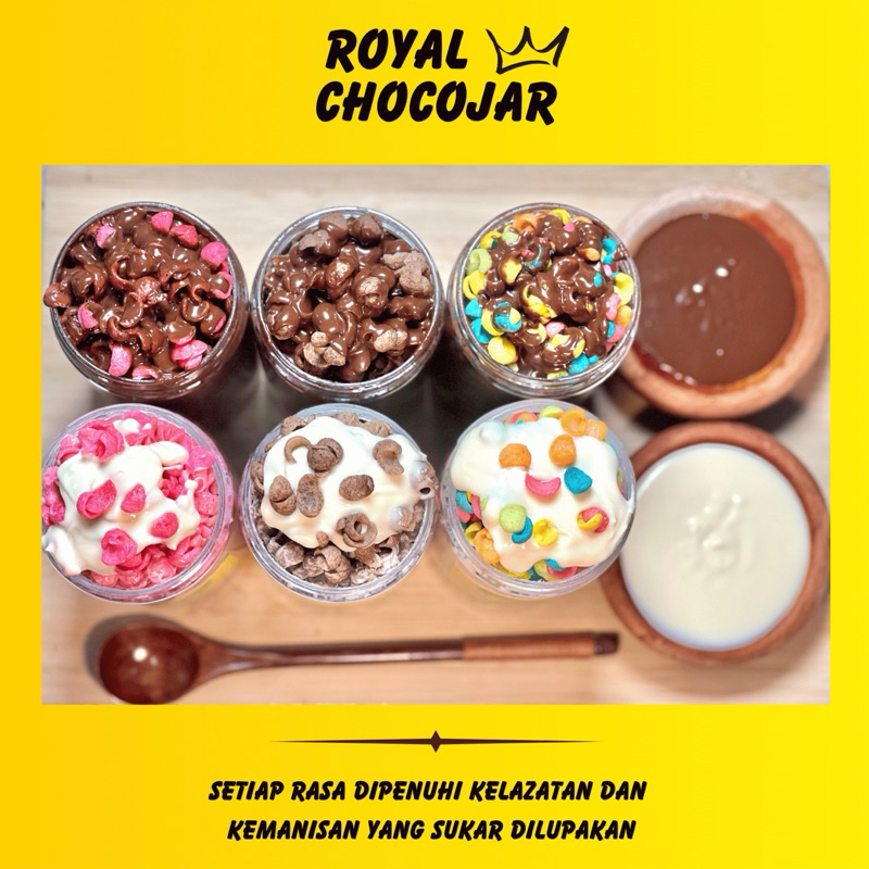 ( PROMOSI 4 BALANG RM20 ) Chocojar By Royal Chocojar (400ML ) Milk ...