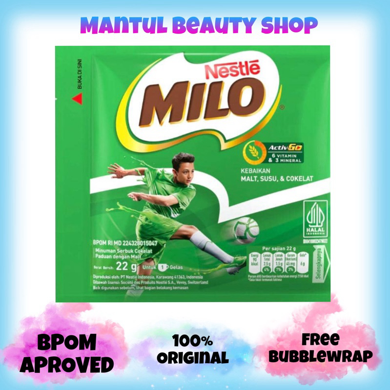 [ Renteng ] Milo Activ-Go Chocolate Milk 10x22gr / Milo Sachet | Shopee ...