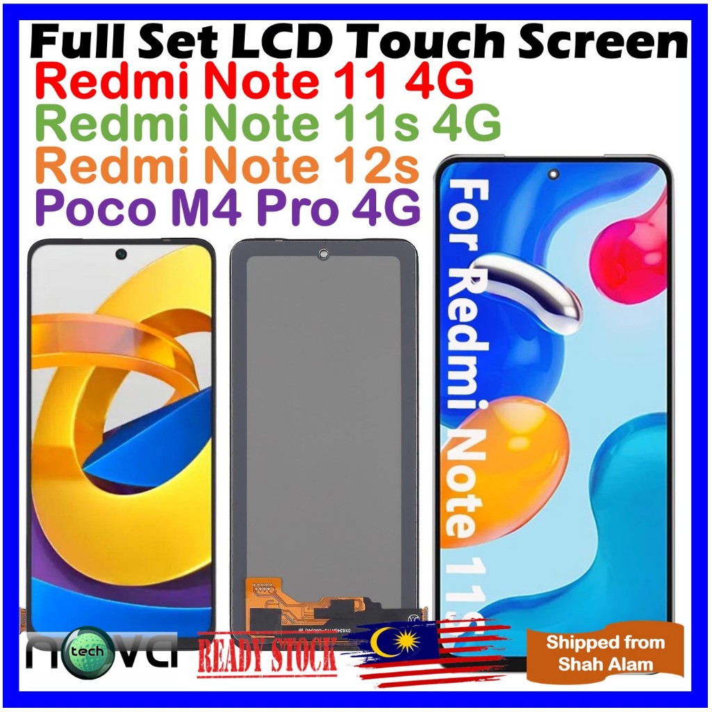 OLED NGS Brand Full Set LCD Fit For XIAOMI Redmi Note 11 4G / Redmi Note 11s 4G / Redmi Note 12s ...