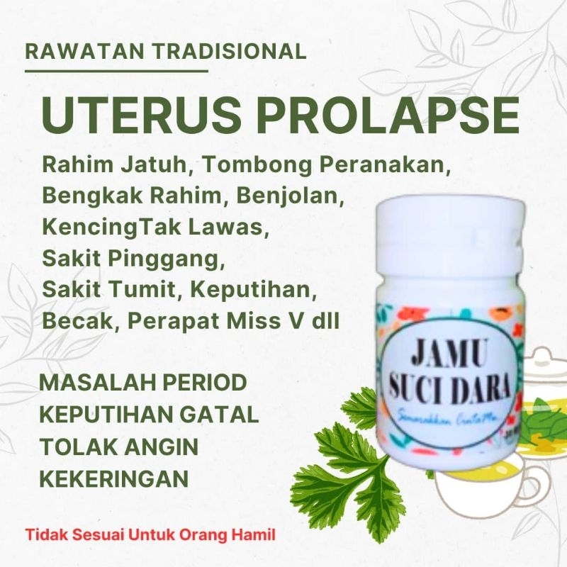 KENCING Kotor, Capsules For Uterus Prolapse, Masalah Rahim Jatuh, Rahim ...