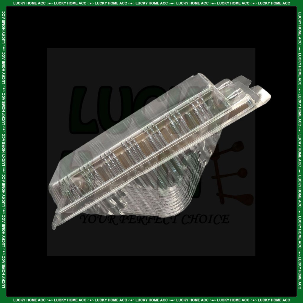 Ready Stock!!! Plastic Clear Sandwich Container Box with Lock Plastic ...