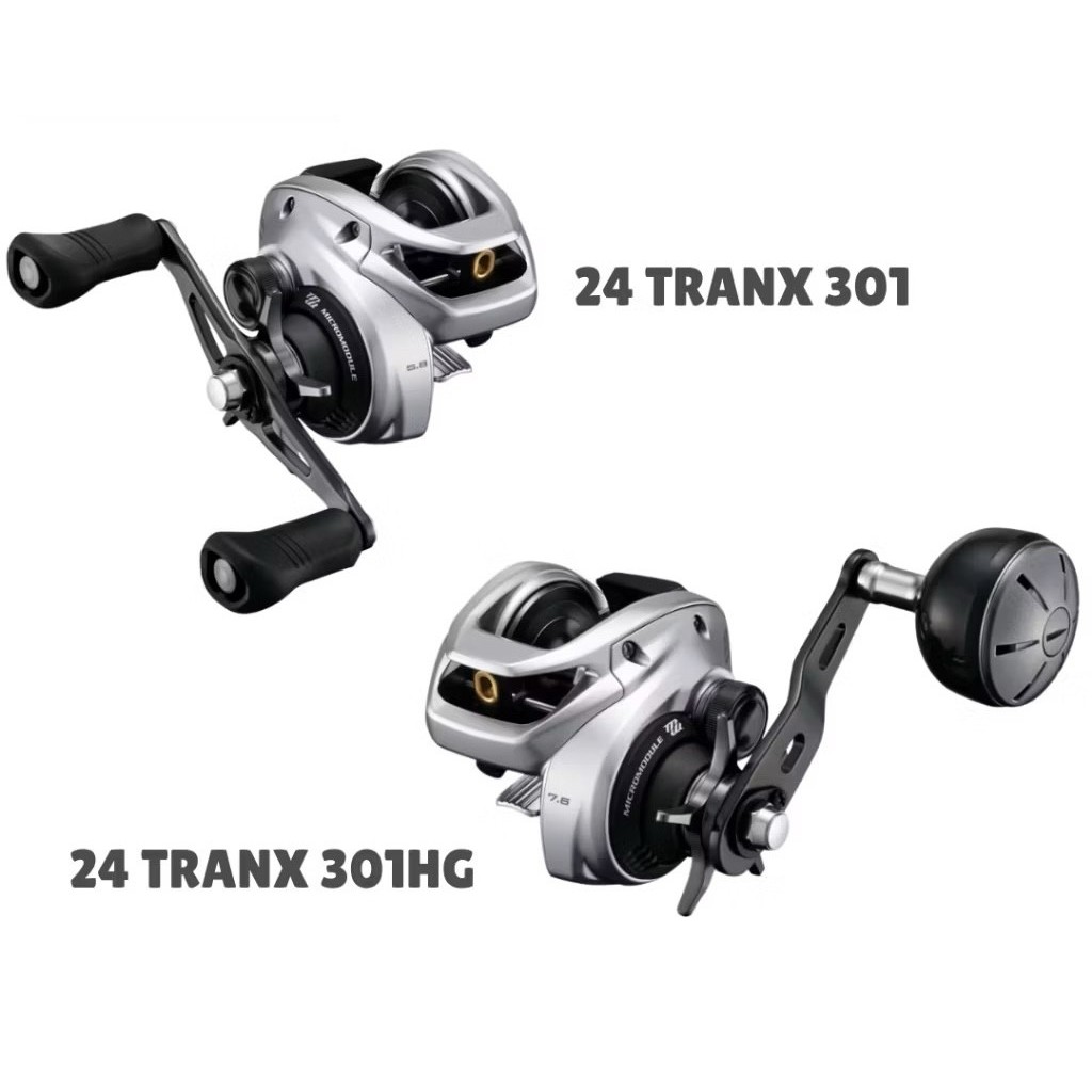 24 SHIMANO fishing reel TRANX 300B 301B HG / 400B 401B HG Baitcasting ...