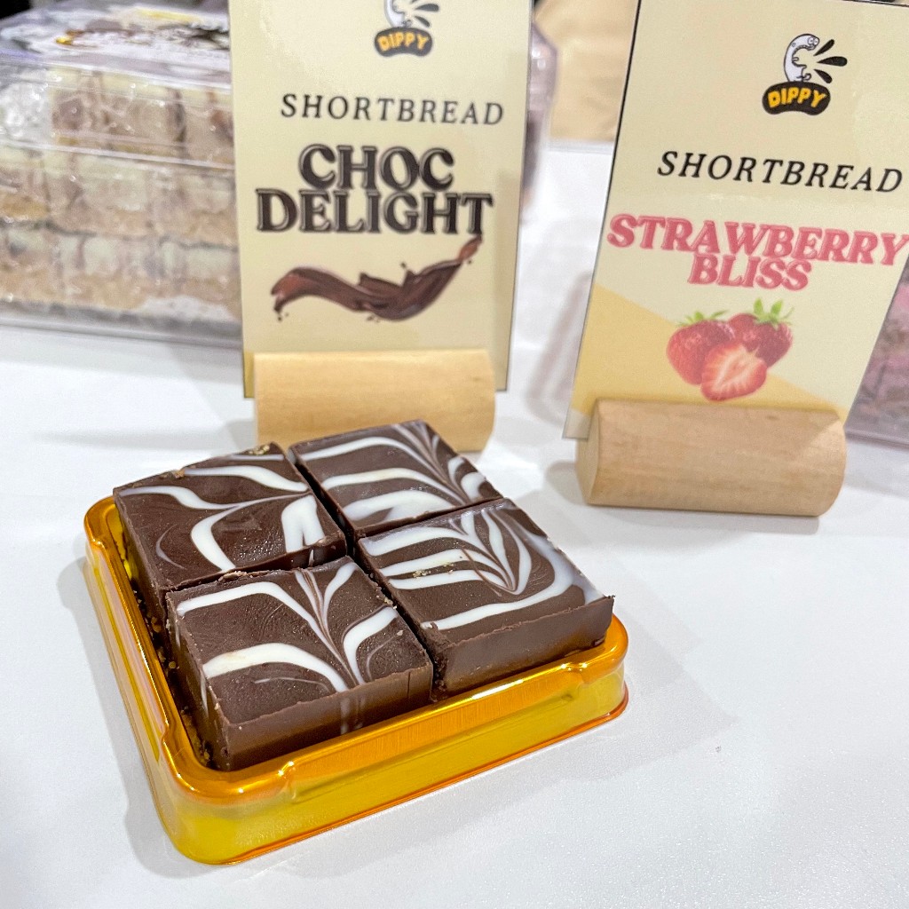 [KUIH RAYA] Shortbread Marble Bars Biscuits | Biskut Marble Choc Viral ...