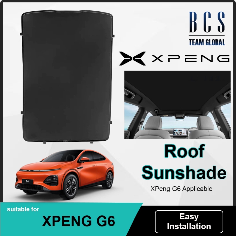 BCS Sunshade Cover Black XPENG G6 2025 Glass Sun Roof Shade Blind ...