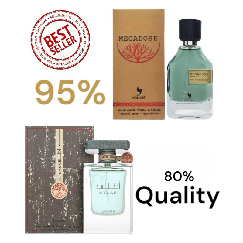 Atlas Megadose Man Atlas Lattafa 55ml Volare EDP For Him 80 Ml 2.7 Edp ...