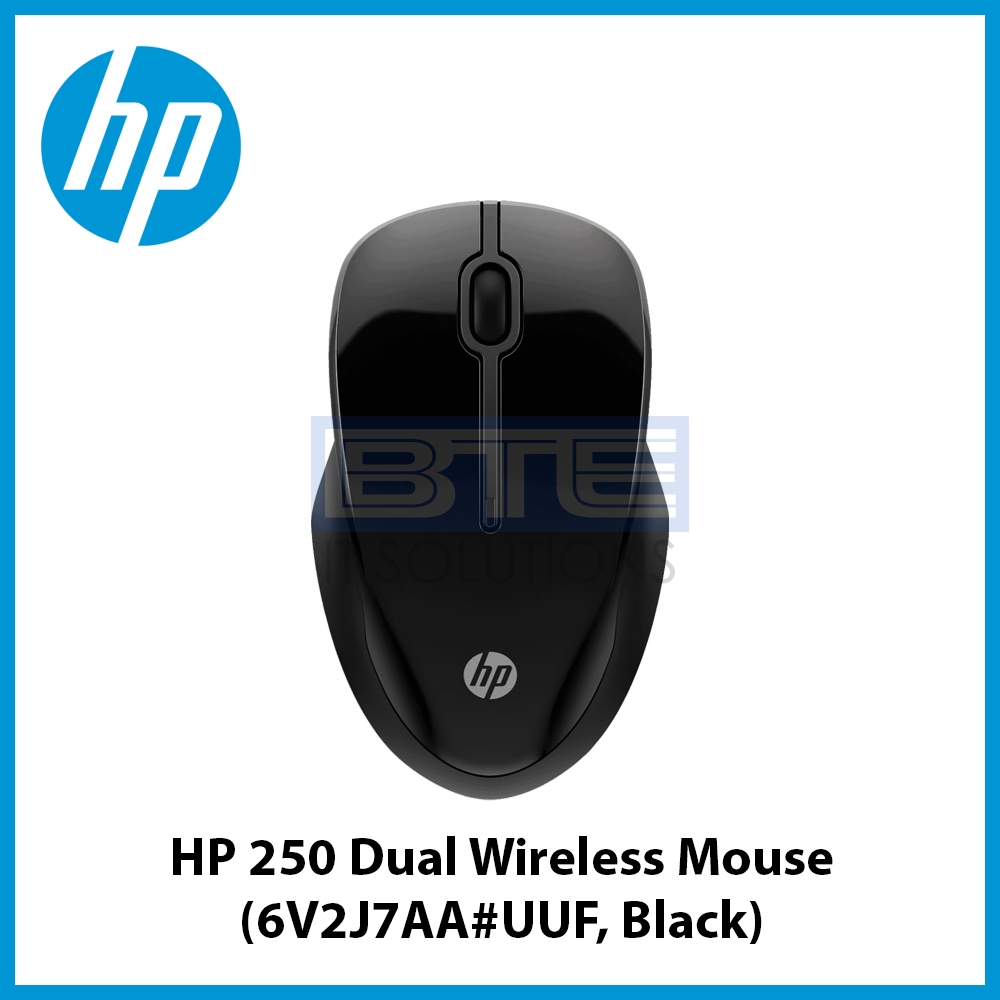 HP 250 Dual Wireless Mouse (6V2J7AA#UUF, Black) | Shopee Malaysia