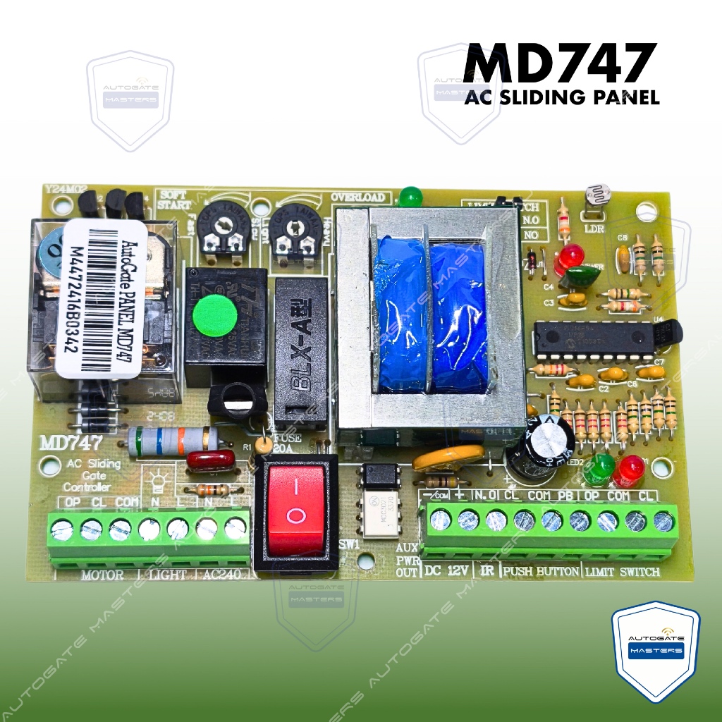 MD 747 / 869 AC Sliding Control Panel - AC Motor/ Celmer / Gforce / L20 ...