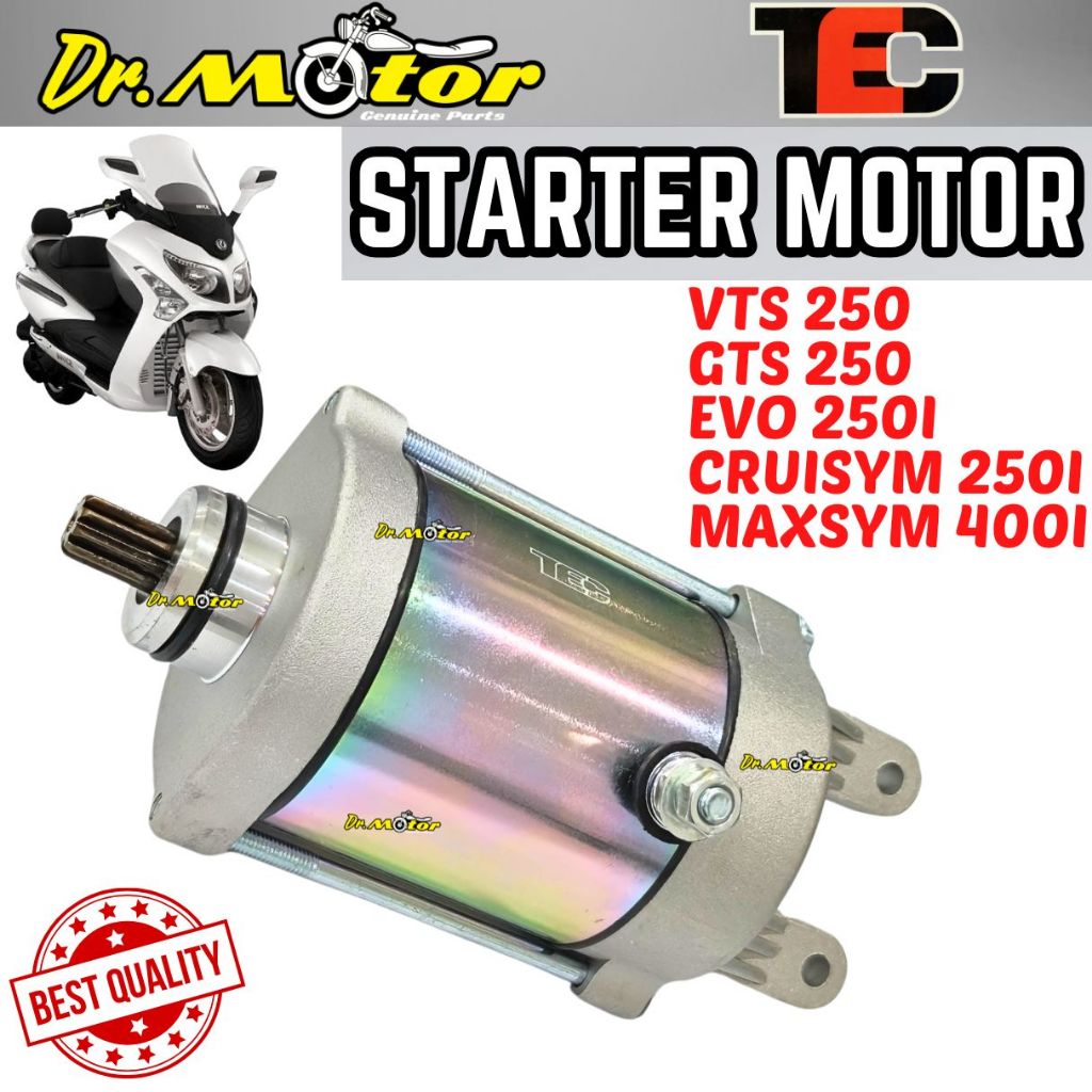 VTS 250 GTS 250 EVO 250I CRUISYM 250I MAXSYM 400I Starter Motor Assy ...