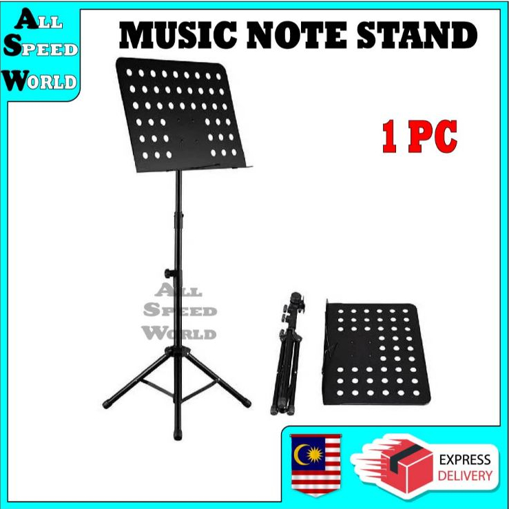 1 PC MUSIC STAND NOTE LIGHT DUTY FOR ORCHESTRA / ALAT MUZIK / CONDUCTOR / VIOLIN / GUITAR ...