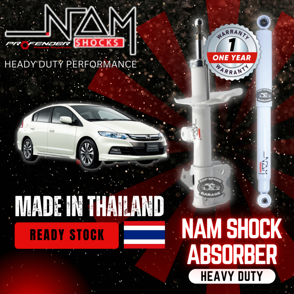 HONDA INSIGHT ZE2 ZE3 - NAM HEAVY DUTY PERFORMANCE SHOCK ABSORBER FRONT ...