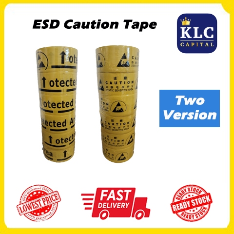 ESD TAPE / ESD CAUTION TAPE PROTECTED AREA / ESD TAPE CHINESE VERSION ...