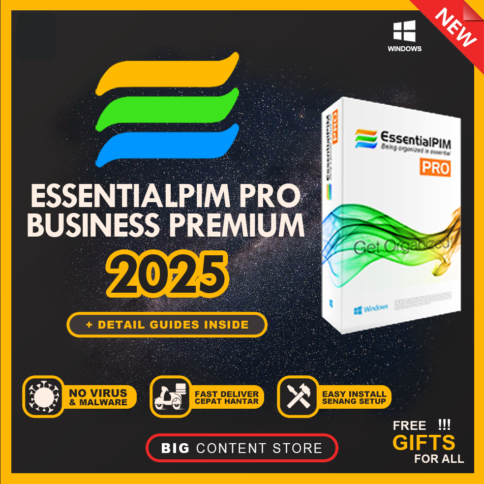 EssentialPIM Pro Business 12.1.2💯 EASY INSTALL SOFTWARE 💯 LIFETIME ...