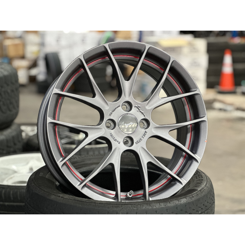 NEW 17X7J Breyton GTSR Rim (set of 4) Gunmetal 4X100 for Vios Yaris ...